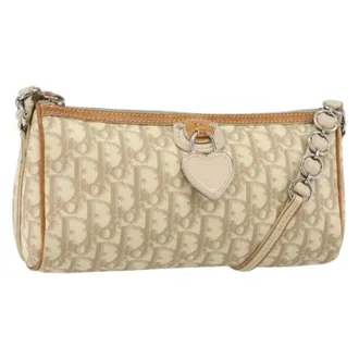 Dior Sac bandouli&egrave;re vintage Pre-owned - Femme - Pre-owned - Beige - Taille: ONE Size