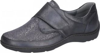 Waldläufer Henni-Soft Ortho-Tritt, Bronx (cuir lisse) / stretch, note, largeur H 496H31-330-194 Bleu, bleu, 37.5 EU Large