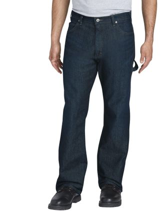 Dickies Herren Relaxed Fit Five-Pocket Flex Performance Carpenter Jeans, Get&ouml;ntes Heritage Khaki, 42W / 32L