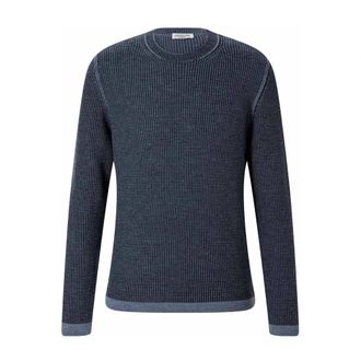 Phil Petter Doubleface Pullover - - Knitwear - Herren - Blau - L