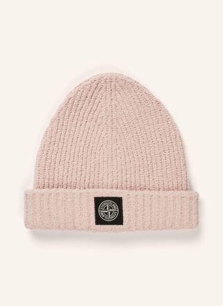 Stone Island Boucl&eacute;-M&uuml;tze rosa
