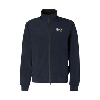 Emporio Armani Emporio Armani Ea7, Homme, Sweatshirts et sweats &agrave; capuche, Bleu, Taille: 2XL Bomber Jacket