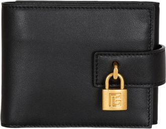 Balmain Femme, Accessoires, Noir, Taille: ONE Size Portefeuille Trifold Pulse