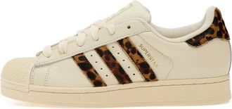 adidas Superstar Sneakers mit Leoparden-Print - Weiß