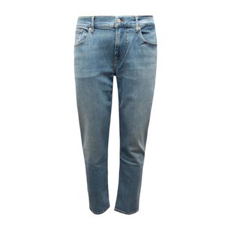7 For All Mankind Slimmy Tape Hose Hellblau - - Jeans - Herren - Blau - W36