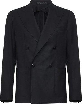 Tagliatore Homme, Vestes, Noir, Taille: S Blazer crois&eacute;