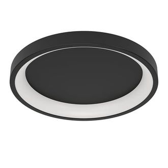 Eglo connect.z Smart-Home LED Deckenleuchte Loretello-Z, Deckenlampe dimmbar, ZigBee, Matter, App und Sprachsteuerung Alexa, warmweiß-kaltweiß, RGB, schwar