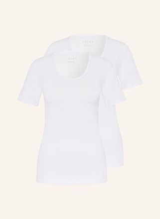 Falke 2er-Pack T-Shirts Daily Comfort weiss