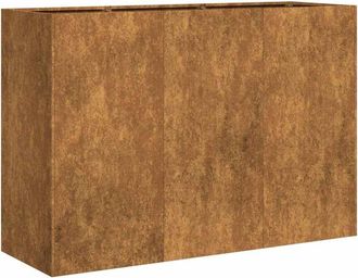 vidaXL Jardini&egrave;re rouill&eacute; 120x40x80 cm acier inoxydable Vidaxl
