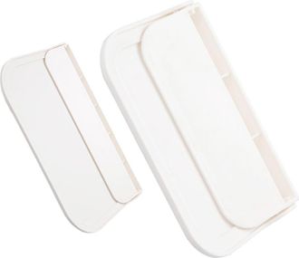 Lurrose 2 St&uuml;ck Teiliges Faltbares Wandregal f&uuml;r Badezimmer Platzsparendes Kleines Aufbewahrungsboard Selbstklebendes Modernes Design Geeignet f&uuml;r Seife Handt