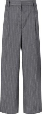 Anine Bing Femme, Pantalons, Gris, Taille: 38 FR Trent Cropped Trouser