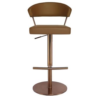 Generic Moderne drehbare Barhocker in Tresenh&ouml;he mit R&uuml;cken- und Fu&szlig;st&uuml;tze, Barhocker aus Kunstleder f&uuml;r K&uuml;cheninseln, Bequeme und strapazierf&auml;hige Esszimmers