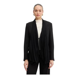 Twinset Cr&ecirc;pe-Blazer mit einem Knopf - - Jackets - Damen - Schwarzk - M