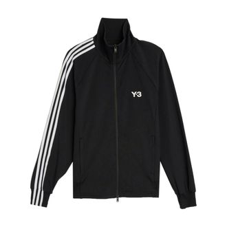 Yohji Yamamoto Homme, Sweatshirts et sweats &agrave; capuche, Noir, Taille: S Haut de surv&ecirc;tement 3-Stripes