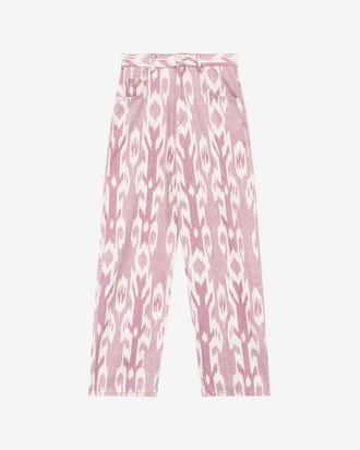 Isabel Marant Pantalon Joanny - Femme - Rose - Taille 38 - Marant &Eacute;toile