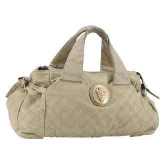 Gucci Sac &agrave; main vintage doccasion - Femme - Pre-owned - Beige - Taille: ONE Size