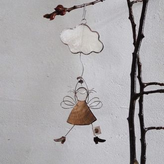 Good old Friends Schwebende Engel Wolke