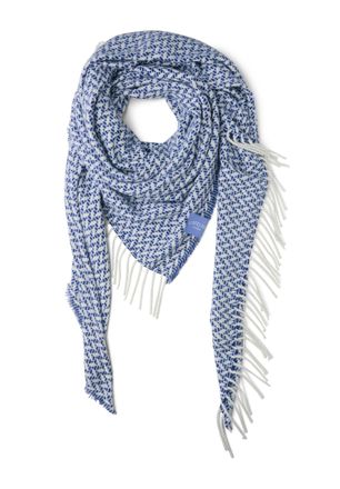 Street One Gemustertes Dreieckstuch frosted blue A