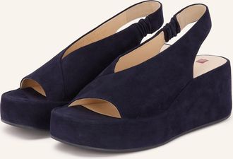 H&ouml;gl Plateau-Wedges blau