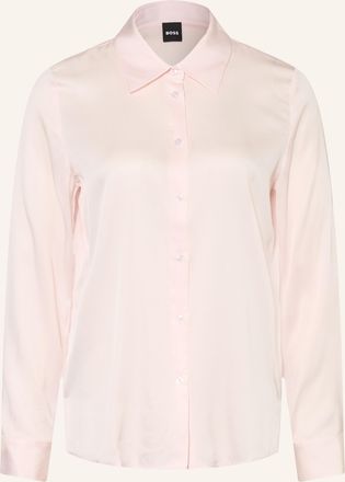 HUGO BOSS Hemdbluse Bonya Aus Seide rosa