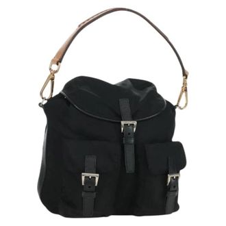 Prada Pre-owned Vintage Nylon Schultertasche - - Pre-owned - Damen - Schwarzk - ONE SIZE