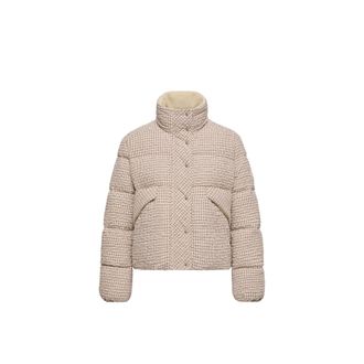 Moncler Moncler Doudoune Courte Cloante, Femme, Beige, Taille: 00