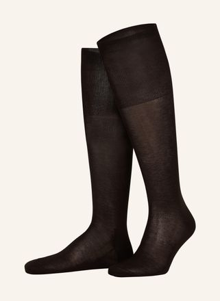 Falke Kniestr&uuml;mpfe Luxury No. 9 braun