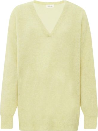 American Vintage Pull Long Col V Razpark Laine American Vintage