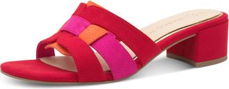 Marco Tozzi Damen Pantoletten mit Blockabsatz Elegant, Rot (Red Comb), 42 EU