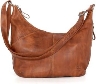 Spikes & Sparrow Sac &agrave; bandouli&egrave;re Femme cuir v&eacute;ritable | Sac bandouli&egrave;re vintage avec compartiment smartphone, sac &agrave; main en cuir 022115