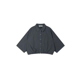 10 Days Oversized Hemdjacke - - Blouses & Shirts - Damen - Grau - 2XS