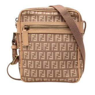 Fendi Pre-owned Vintage Canvas Crossbody Bag - - Pre-owned - Damen - Beige - ONE SIZE