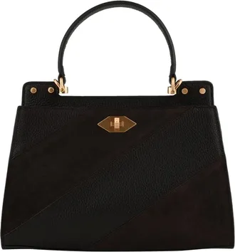 Pourchet Trianon Daim - Femme - Sacs - Noir - Taille: ONE Size