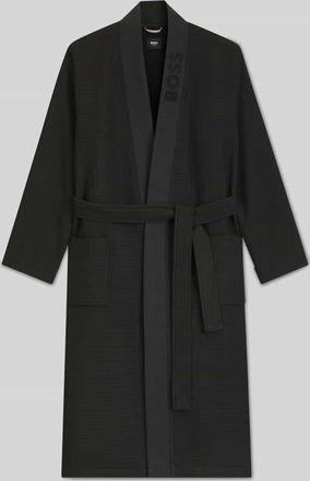 HUGO BOSS Regular Fit Bademantel mit Logo-Schriftzug