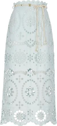 Zimmermann Femme, Jupes, Bleu, Taille: 40 FR Awaken Midi Skirt