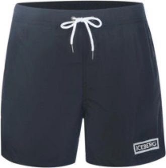 Iceberg Schwarze Badehose - - Swimwear - Herren - Schwarzk - S