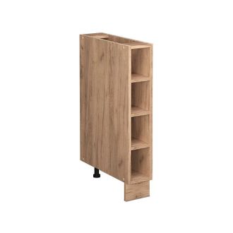 Vicco K&uuml;chenregal Fame-Line, Goldkraft Eiche, 15 cm ohne Arbeitsplatte Vicco