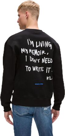 Karl Lagerfeld Relaxed karlism Sweat, Black, XXL