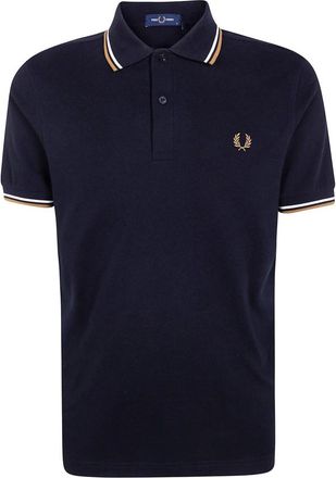 Fred Perry Homme, Tops, Noir, Taille: M Polo Twin Tipped