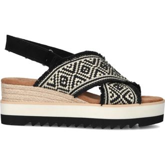 Toms Diana Crossover Sandalen - - Shoes - Damen - Schwarzk - 36 EU