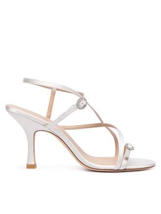 Stuart Weitzman Sandalen Kensington Strappy Sandal 85 SN109 Creme