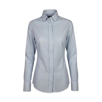 Xacus Sara Kt Stretch Jersey Shirt - - Blouses & Shirts - Damen - Blau - M