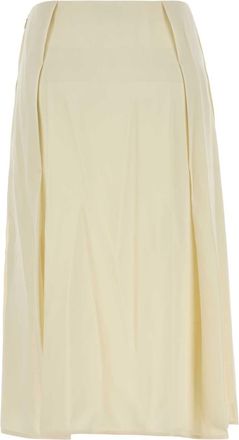 Jil Sander Womens Skirt 151 Cornsilk Gonne
