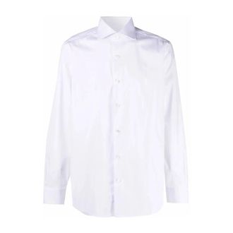 Barba Stretch Popeline Hemd - - Shirts - Herren - Wei&szlig; - 6XL