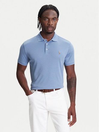 Polo Ralph Lauren Poloshirt 710704319169 Blau Custom Slim Fit