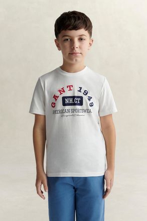 GANT Teenager Teen Boys Graphic T-Shirt (122/128) Wei&szlig;