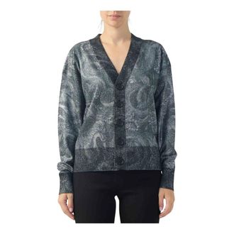 Just Cavalli Cardigan Stampa Lurex - Femme - Pulls - Multicolore - Taille: 38 FR