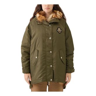 Ermanno Scervino Military Green Parka mit herausnehmbarer Weste - - Coats - Damen - Gr&uuml;n - XS