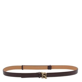 Elisabetta Franchi Femme, Accessoires, Brun, Taille: L Ceinture en cuir avec boucle