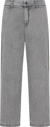 Patrizia Pepe Jean droit - Femme - Jeans - Gris - Taille: 38 FR